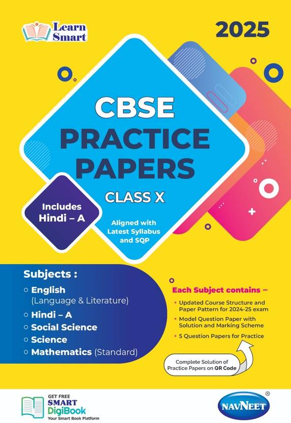 NAVNEET LEARN SMART – CBSE PRACTICE PAPERS CLASS 10 FOR BOARD EXAMS ...