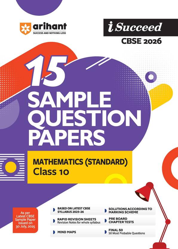 Arihant i-Succeed CBSE Sample Question Papers 2026 Mathematics ...