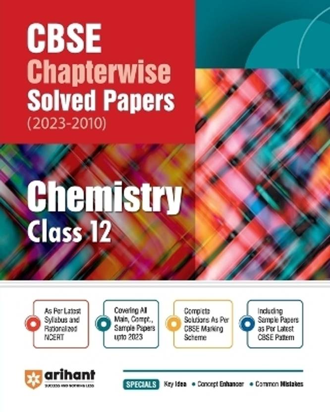 CBSE CHAPTERWISE SOLVED PAPER CHEMISTRY CLASS 12th (Edition12) - CBSE ...