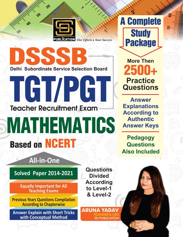 DSSSB TGT/PGT Mathematics Teacher Requirement Exam All-in-One Study Guide (2014-2021) | English ...