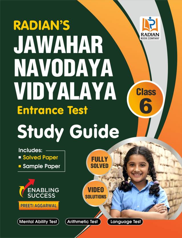 Jawahar Navodaya Guide Book for Class 6 Entrance Exam (English Medium): Buy Jawahar Navodaya ...