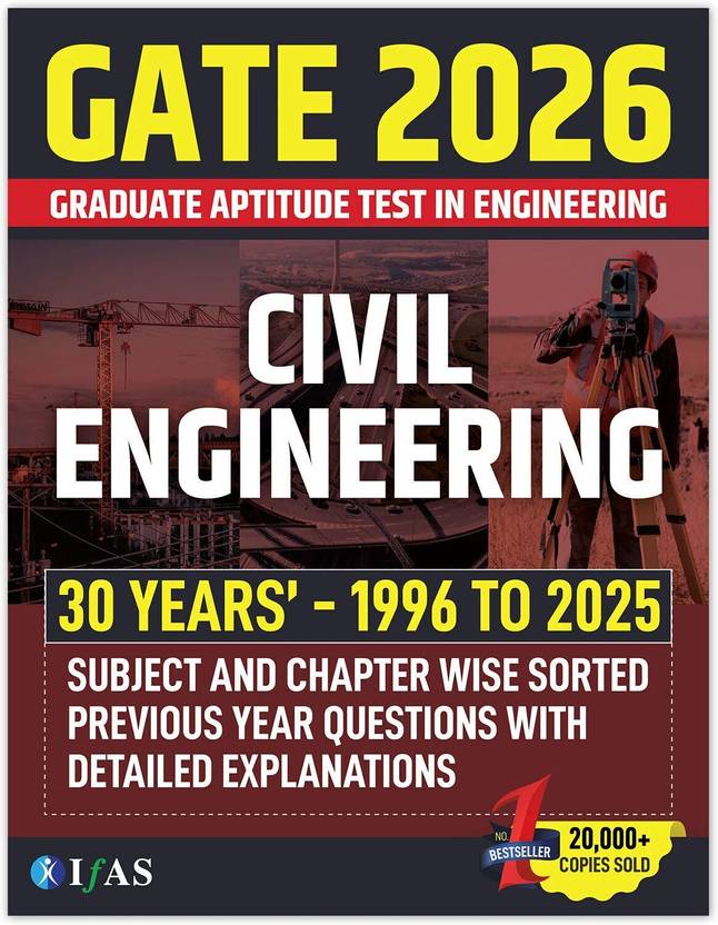 GATE Civil Engineering 2026 - 30 Years Previous Year Solved Paper (1996 ...