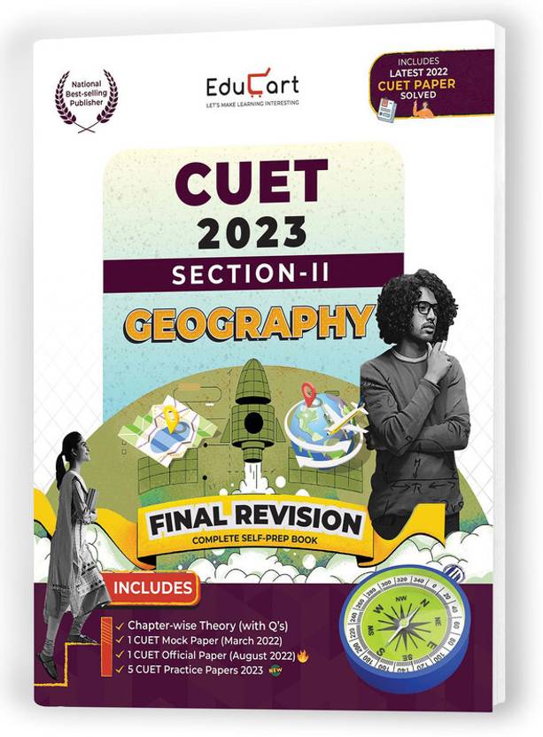 Educart CUET UG Entrance Exam Books 2023 GEOGRAPHY Final Revision ...