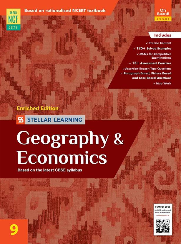 On Board Books | Stellar Learning Geography & Economics for Class 9 ...