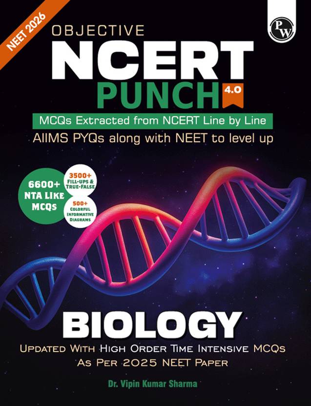 PW Objective NCERT Punch Biology For NEET 2026 By Dr. Vipin Kumar ...