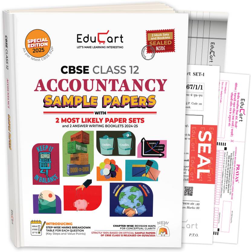 Educart CBSE Sample Question Papers Class 12 Accountancy Book (For 2025 ...