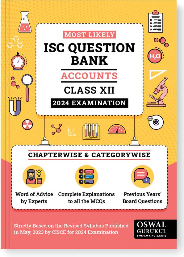 Oswal - Gurukul Accounts Most Likely Question Bank for ISC Class 12 ...