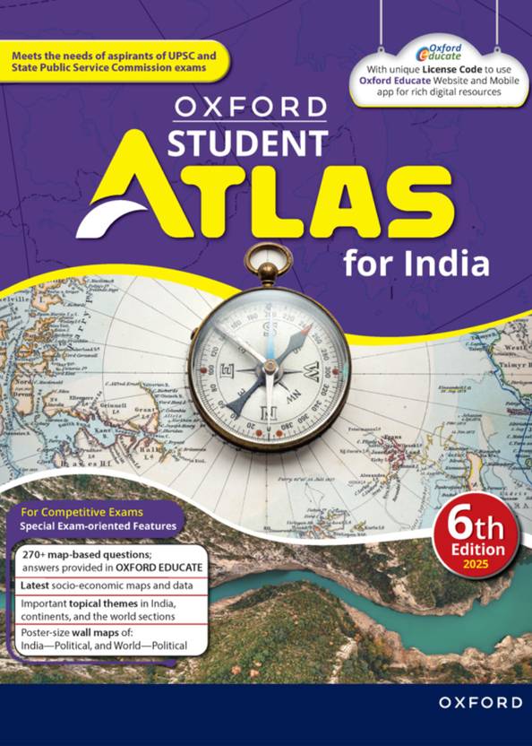 Oxford Student Atlas for India: Buy Oxford Student Atlas for India by ...