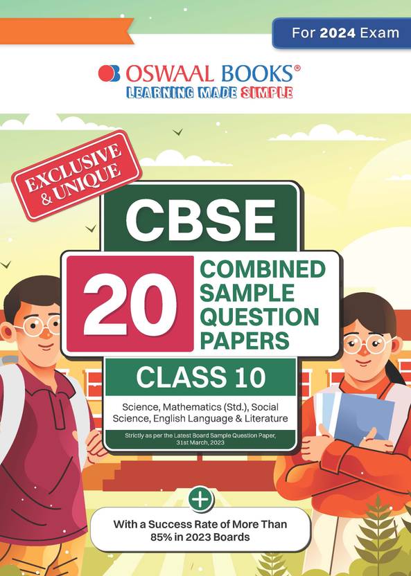 Oswaal Cbse 20 Combined Sample Question Papers Class 10 for 2024 Board ...