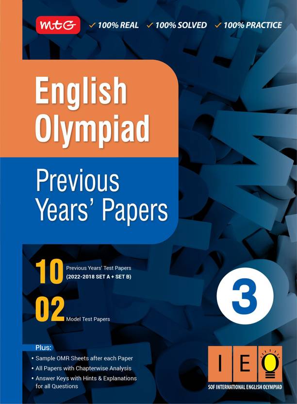 MTG English (IEO) Olympiad Previous Years Papers with Mock Test Papers ...