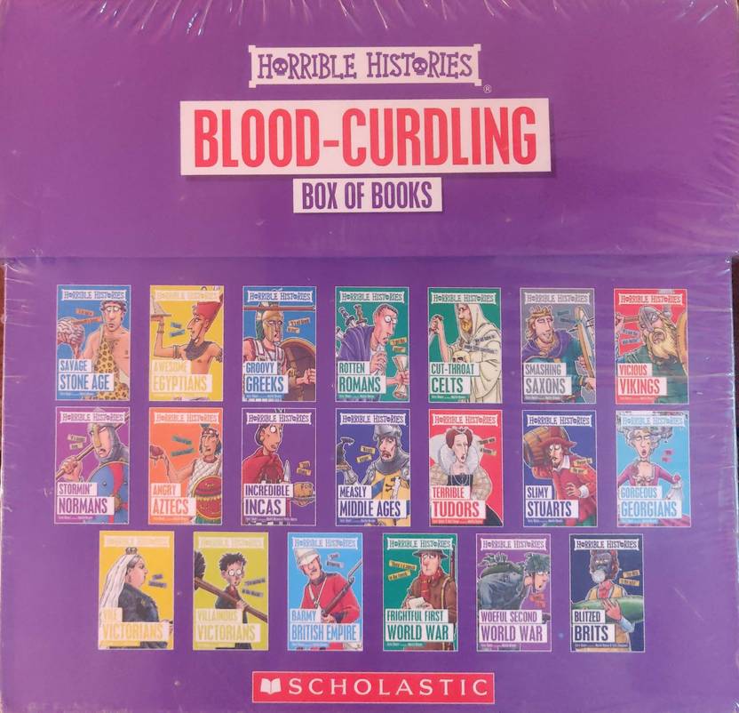 HORRIBLE HISTORIES: BLOOD-CURDLING BOX OF BOOKS (SET OF 20): Buy ...
