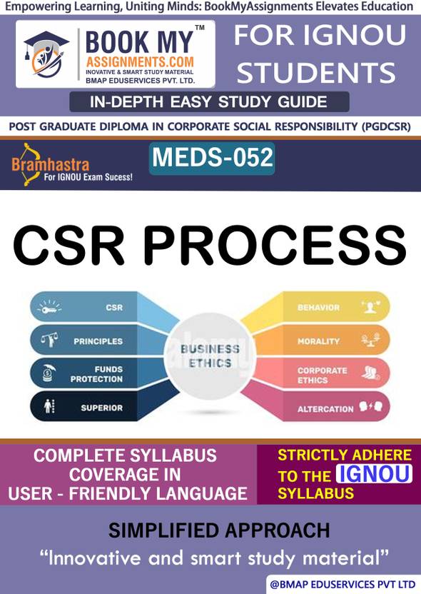 IGNOU MEDS-052 CSR Process Study Guide (In Depth Guide) for Ignou ... IGNOU MEDS-052 CSR Process Study Guide (In Depth Guide) for Ignou ...