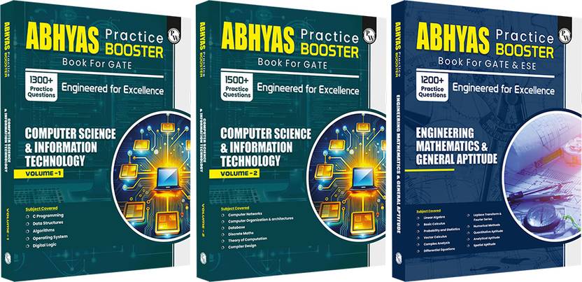 PW GATE Abhyas Practice Booster For CS & IT with Mathematics & General ...