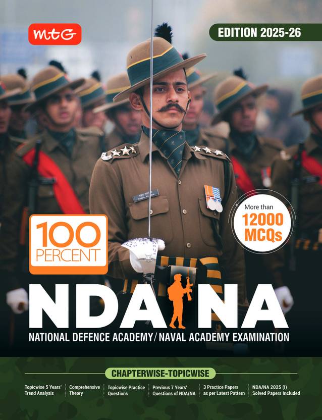 MTG 100 Percent NDA-NA Previous 7 Years Chapterwise Topicwise Solved ...