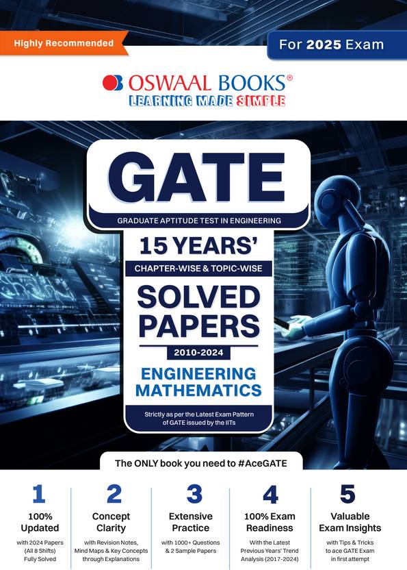 Gate 15 Years' Chapter-Wise; Topic-Wise Solved Papers (2010 to 2024 ...