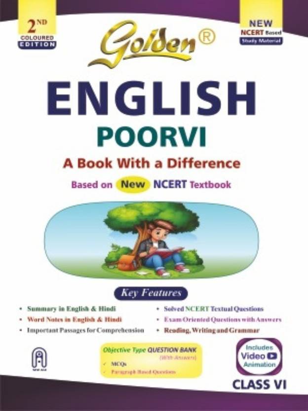 Golden English Study Material Based on NEW NCERT Poorvi For Class 6 ...