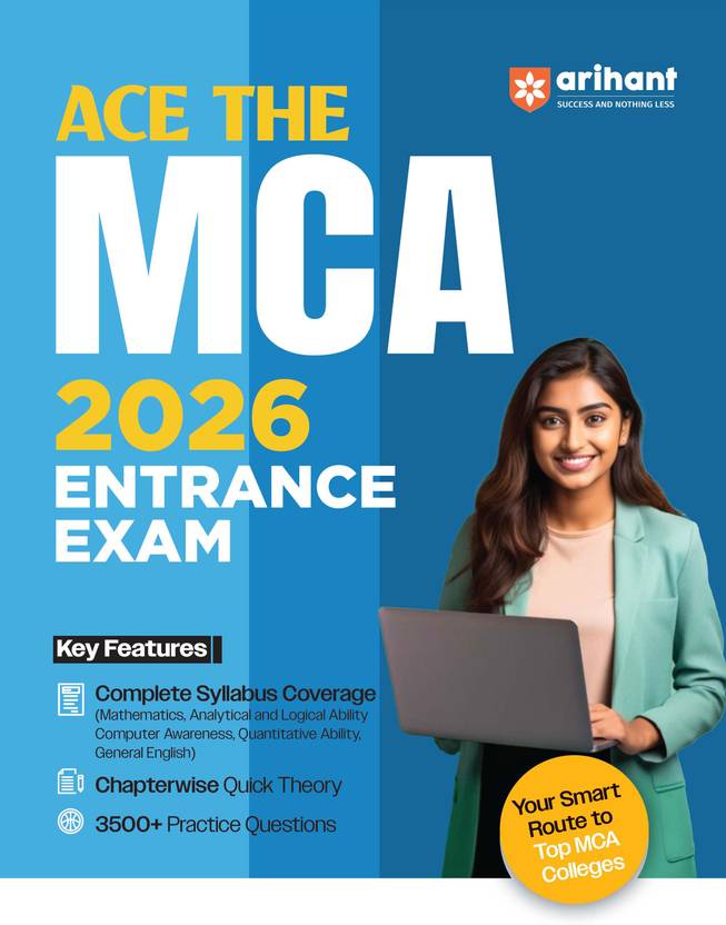 Arihant Ace the MCA 2026 Entrance Exam 2026 Complete Syllabus Coverage ...