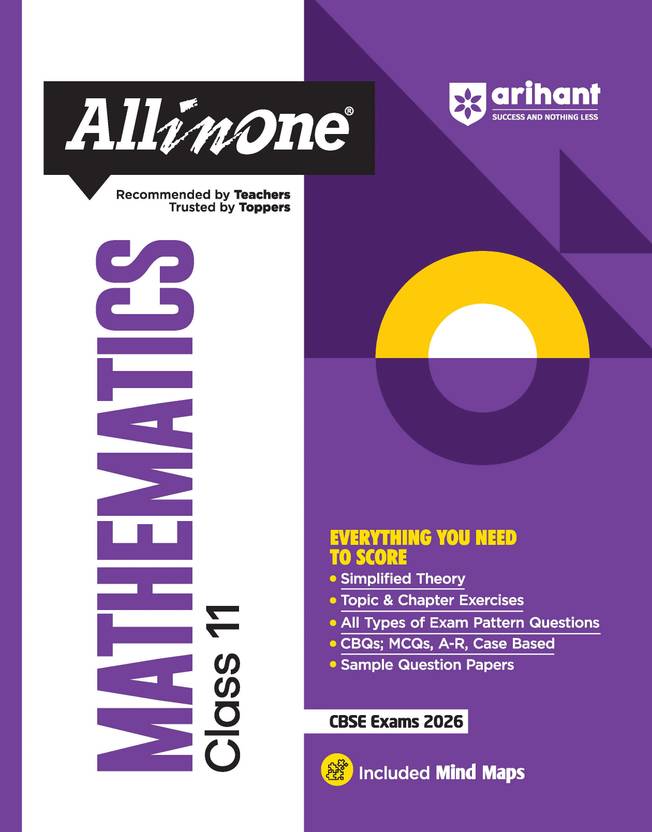 Arihant All in One Mathematics Class 11 for CBSE Exams 2025-26 ...