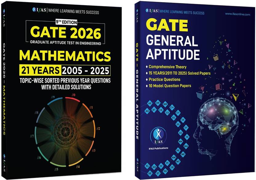 GATE Mathematics And GATE General Aptitude PYQ Book - 2025| Previous ...