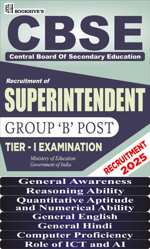 CBSE Superintendent Tier I Group B Post 2025 (Set of 7 Books) 2024-2025 ... CBSE Superintendent Tier I Group B Post 2025 (Set of 7 Books) 2024-2025 ...