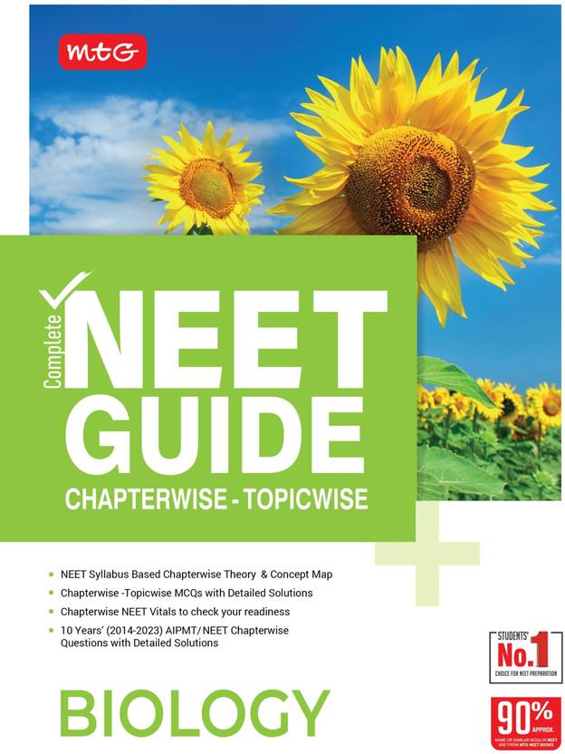 MTG Complete NEET Guide Biology Book For 2024 Exam - NCERT Based ...