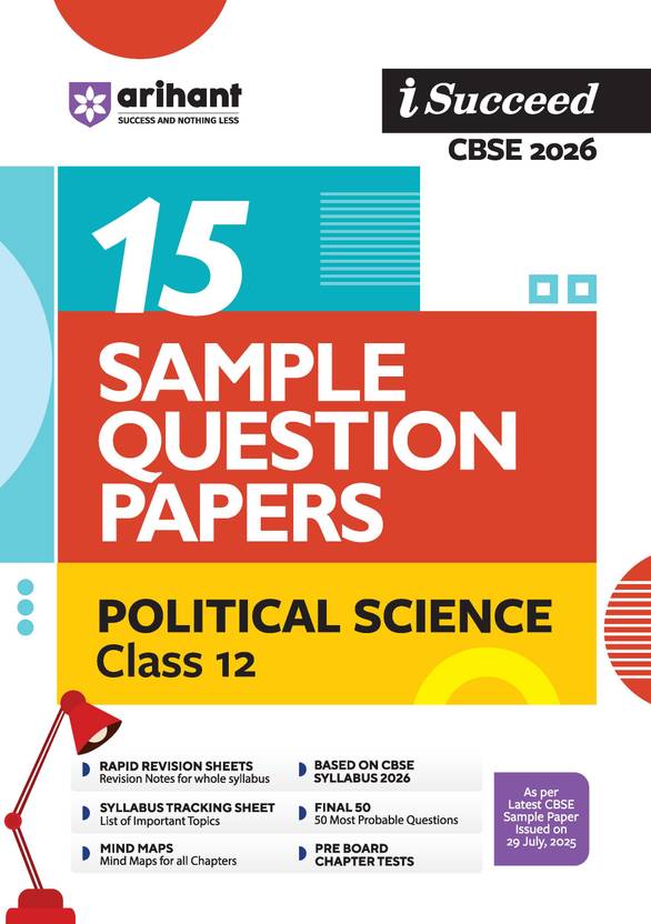 Arihant I Succeed CBSE Class 12 Sample Question Papers Political ...