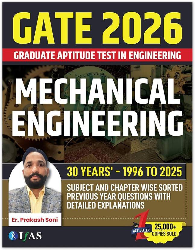 GATE Mechanical Engineering PYQ Book - 2026 | Previous Year Solved ...
