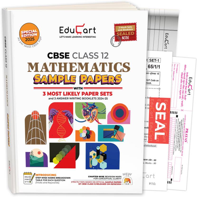 Educart CBSE Mathematics Class 12 Sample Paper 2024-25 (With exclusive ... Educart CBSE Mathematics Class 12 Sample Paper 2024-25 (With exclusive ...