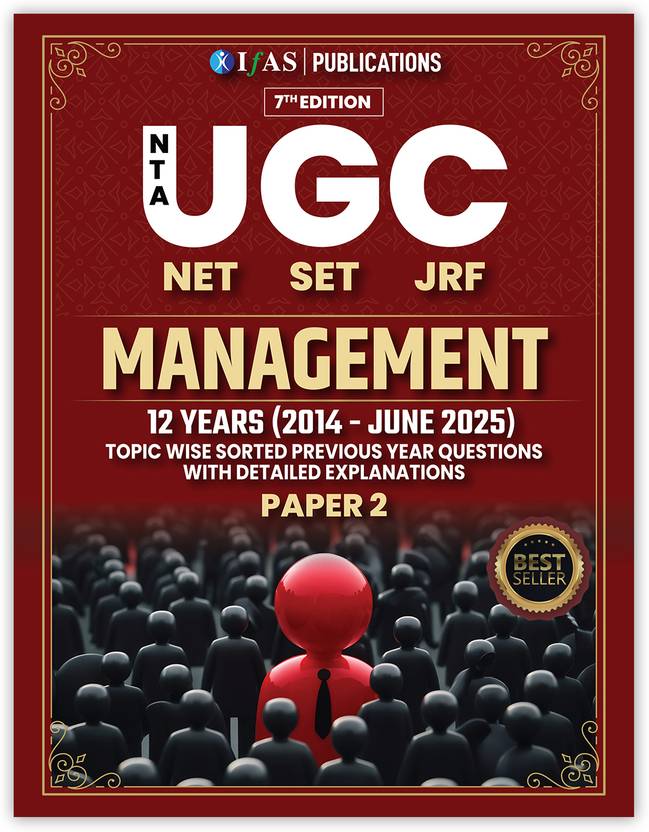 UGC NET Management Book 2025 - Paper 2 Previous Year Solved Papers ...