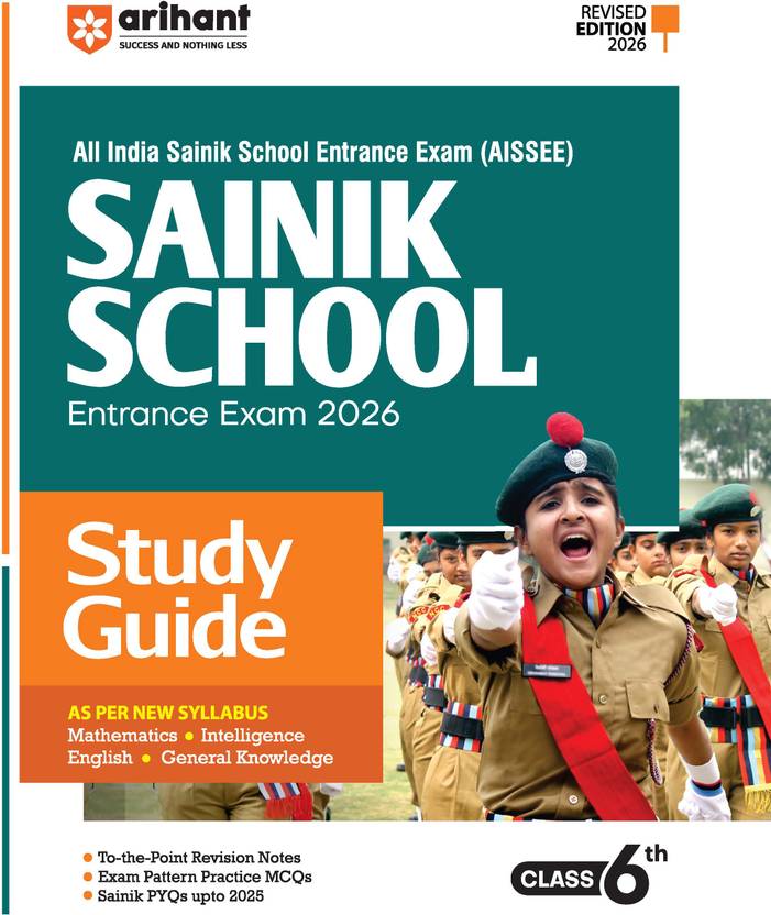 Arihant AISSEE Sainik School Study Guide Class 6th Entrance Exam 2026 ...