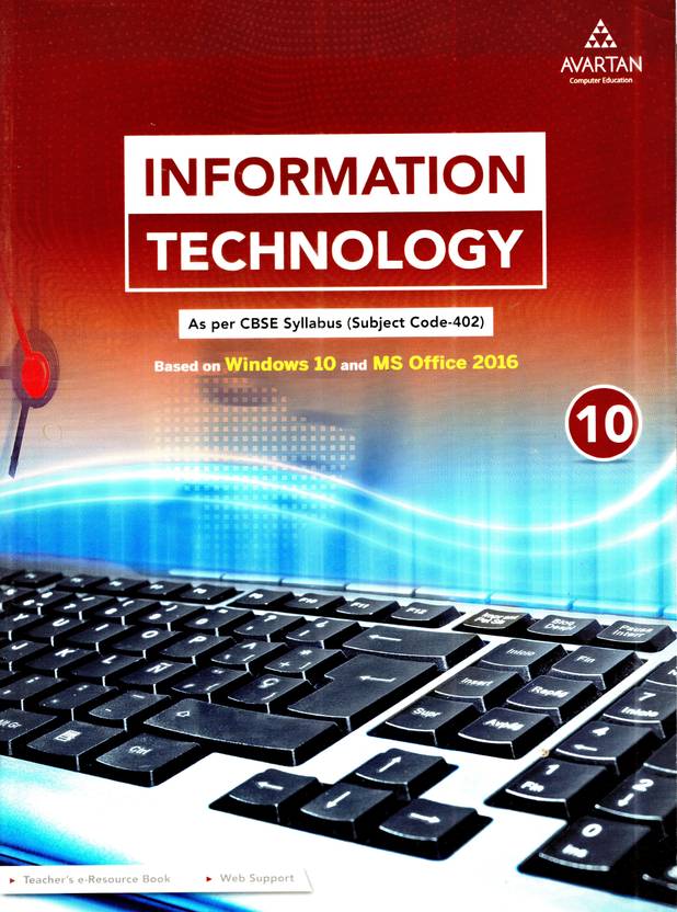 AVARTAN INFORMATION TECHNOLOGY Class-10 (As per CBSE syllabus Code- 402 ...