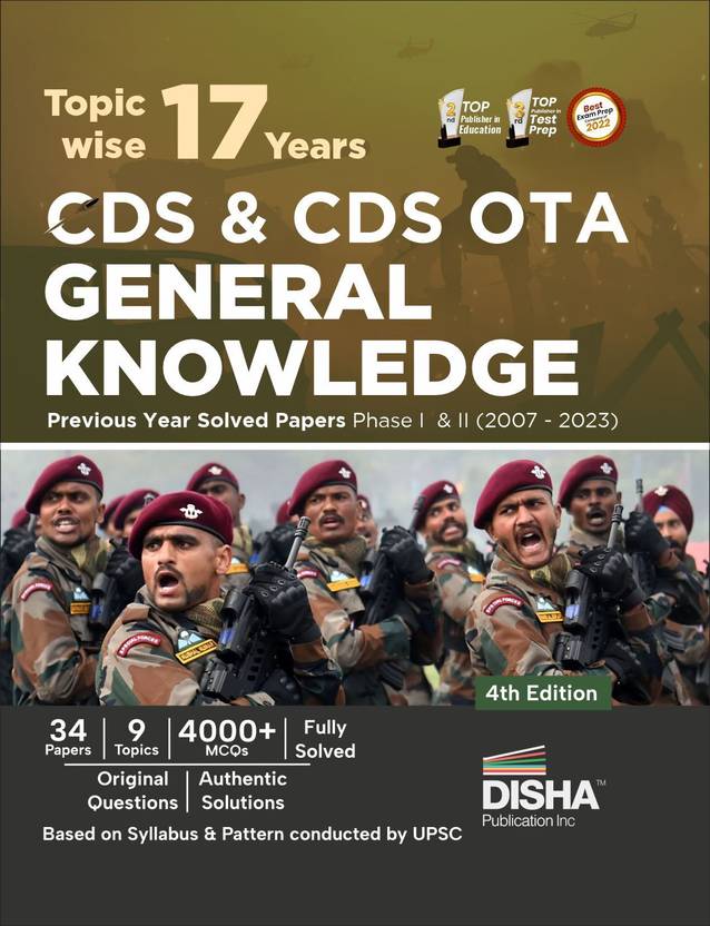 Cds & Cds Ota 16 Years General Knowledge Topic Wise Solved Papers (2007 ...