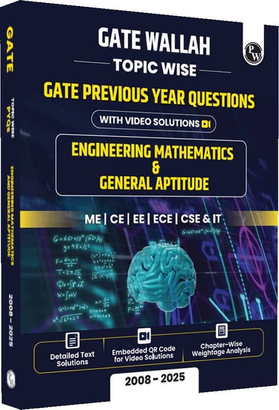 Pw Gatewallah Topicwise Previous Year Questions- Engineering Mathematics & General Aptitude: Buy ...
