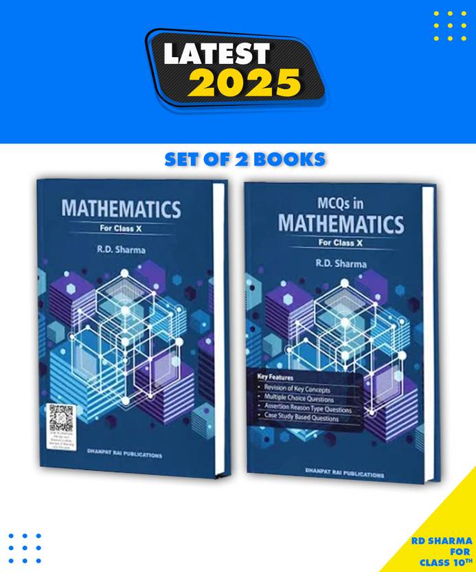 Rd Sharma Class 10 Maths 2025-26 CBSE Examinations | R D Sharma Class 10 Mathematics With MCQ ...