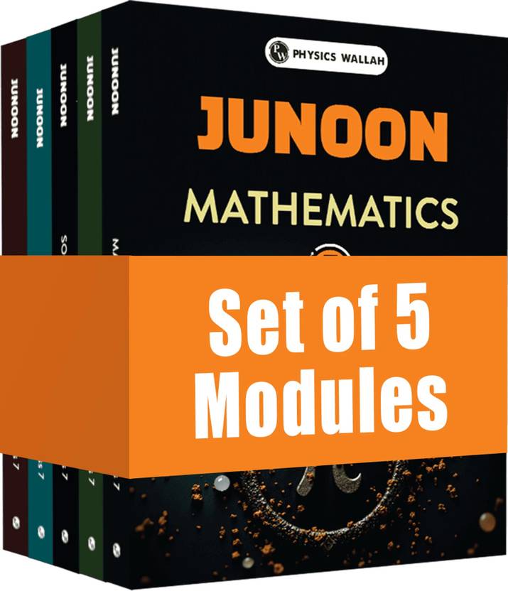 Pw Junoon for Class 7 (All Subjects) Combo Set of 5 Books for 2025 Exa: Buy Pw Junoon for Class ...