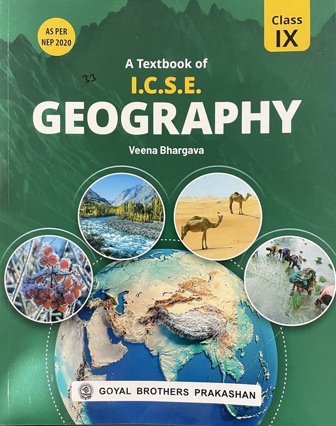 Geography Class 9 | Goyal Brothers Parakashan | ICSE 2024-25: Buy Geography Class 9 | Goyal ...