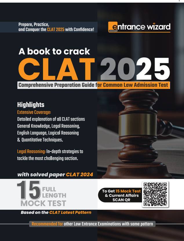 CLAT 2025 Book by Entrance Wizard: Buy CLAT 2025 Book by Entrance ...