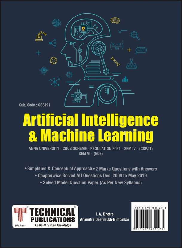 Artificial Intelligence and Machine Learning for BE Anna University R21CBCS (IV - CSE / IT ...