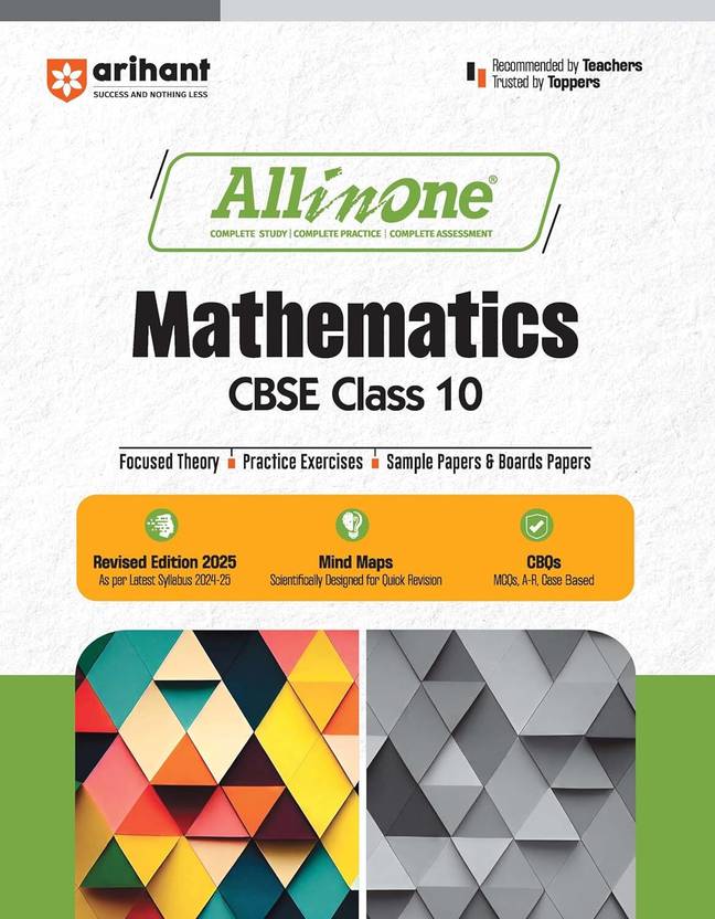 (Old Edition) Arihant All In One Mathematics CBSE Class 10th Based On ...