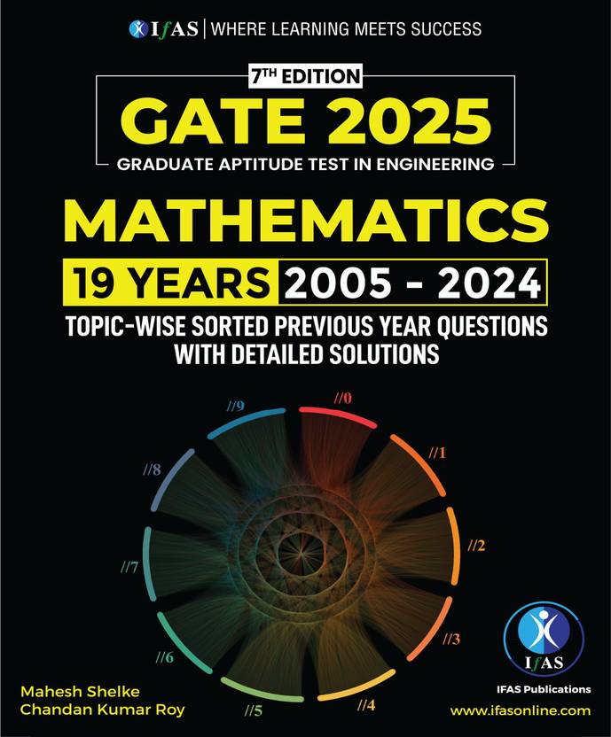 GATE Mathematics PYQ Book - Previous Year Solved Papers - 2025 | Topic Wise Sorted with Detailed ...