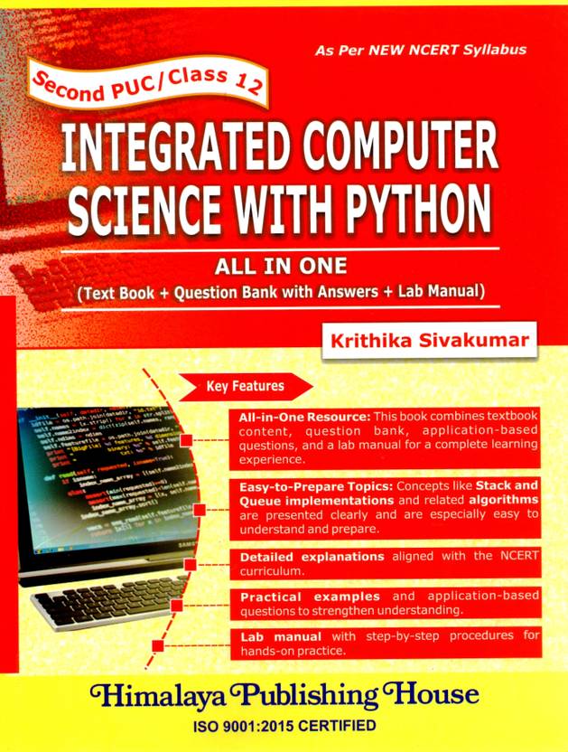 Himalaya Publishing House - 2nd PUC / Class 12- Integrated Computer Science With Python | All In ...