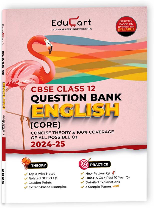 Educart CBSE Class 12 English Core Question Bank 2024 - 2025: Buy ...