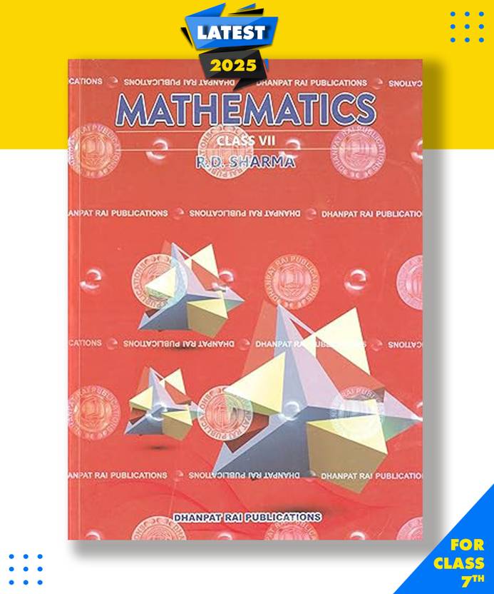R D Sharma Mathematics Class 7 CBSE Paperback, RD Sharma|New Latest ...