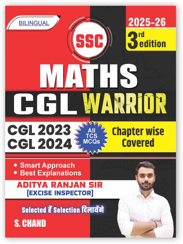 Aditya Ranjan Sir SSC Maths CGL Warrior 3rd Edition (2025 - 2026) | CGL 2023 & 2024 All TCS MCQs ...