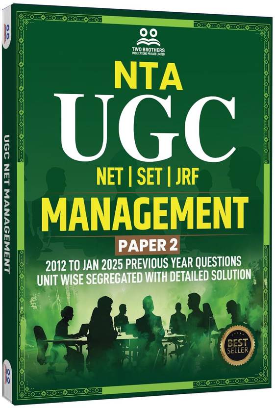 UGC NET Management Paper 2 Book | Previous Year Solved Papers - 2025 (Last 20 Years) with ...