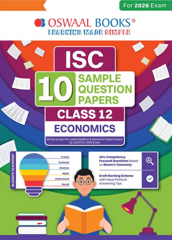 Oswaal ISC 10 Sample Question Papers Class 12 Economics for Board Exam ...