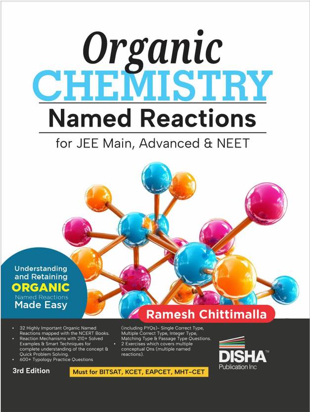 Disha Organic Chemistry Named Reactions for JEE Main/ Advanced & NEET ...