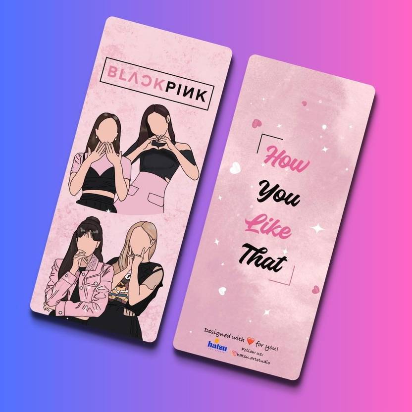 HATSU ART STUDIO Handmade BlackPink Bookmark - Perfect For the Fans of ...