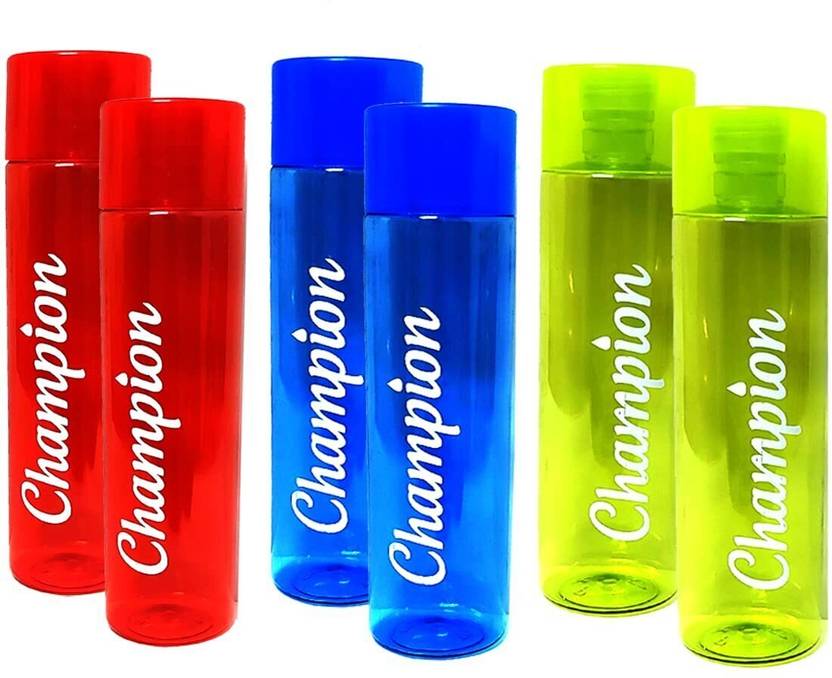 SK NAHAR Collection Plastic Fridge Water Bottle Set, 600 ml Plastic ...