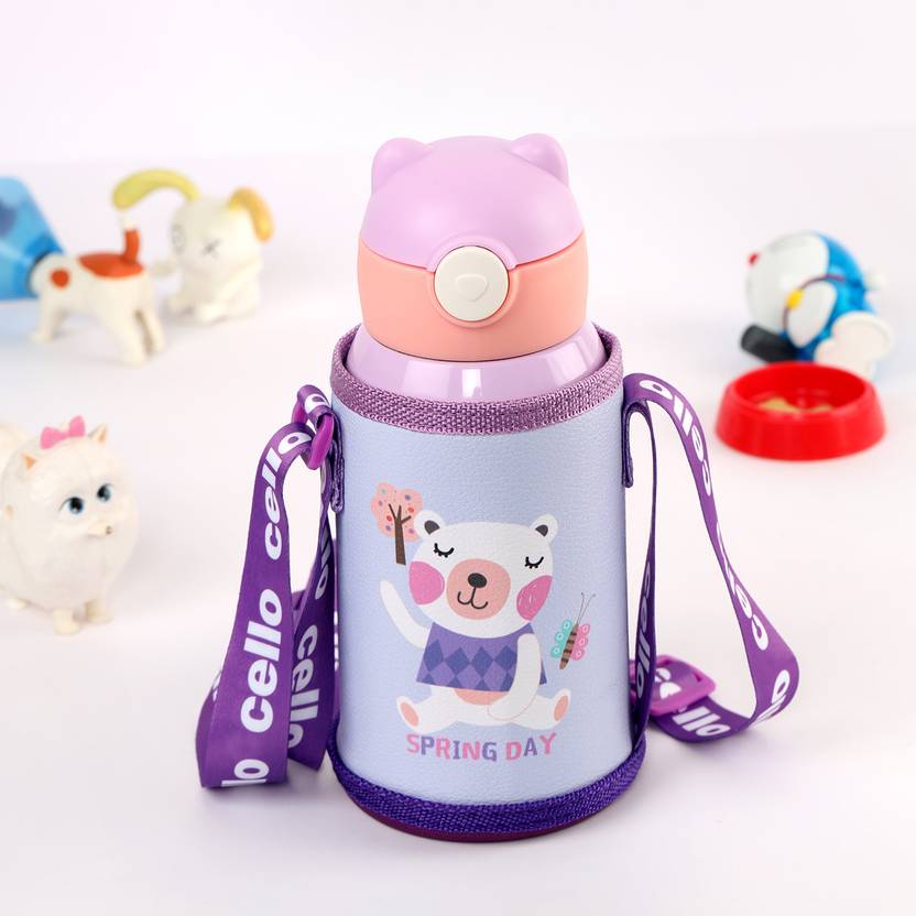 cello Toddy Hot & Cold Stainless Steel Kids Water Bottle 550 ml Steel ...